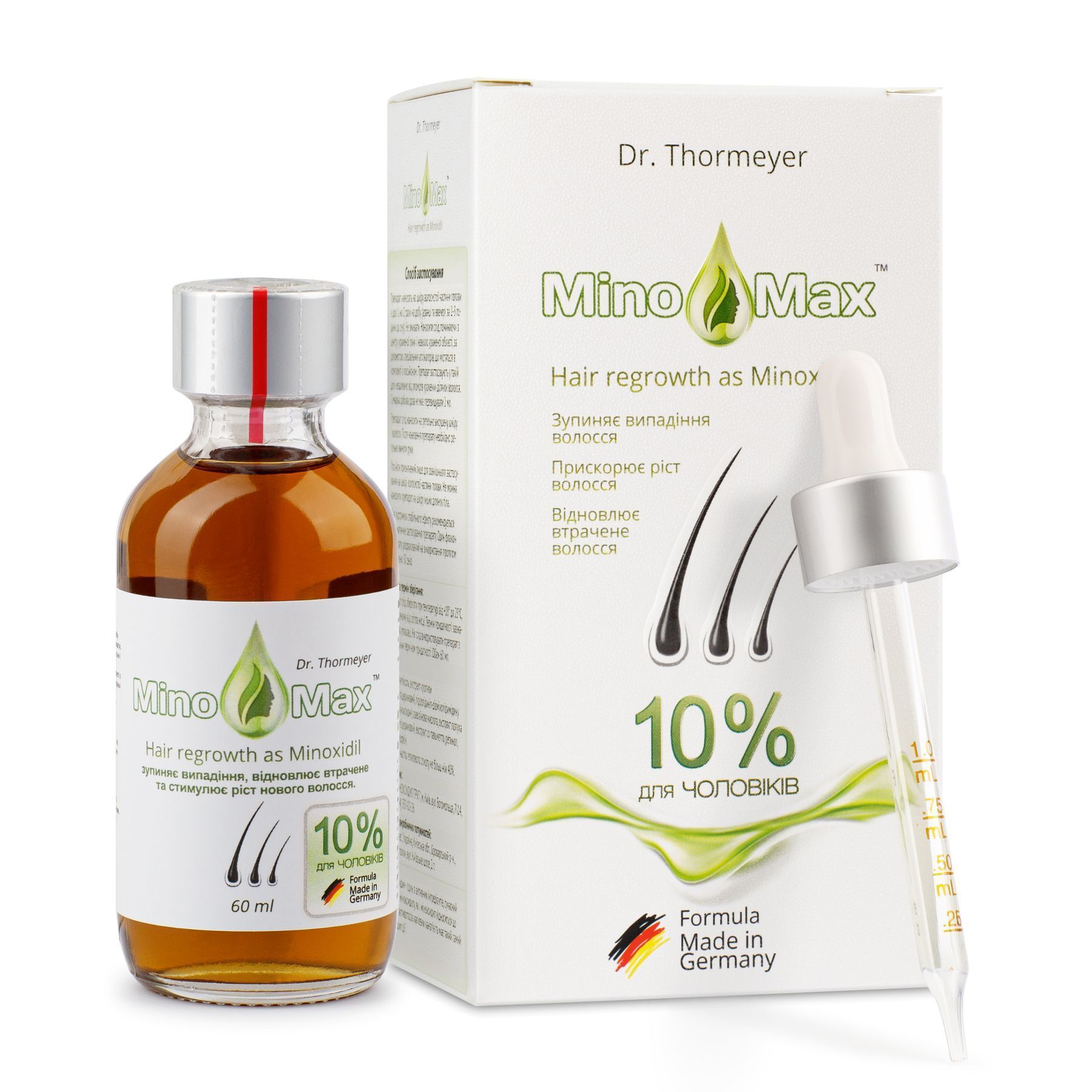 Лосьйон MinoMax Minoxidil 10% - 60 мл - Barber Store | інтернет-магазин ...